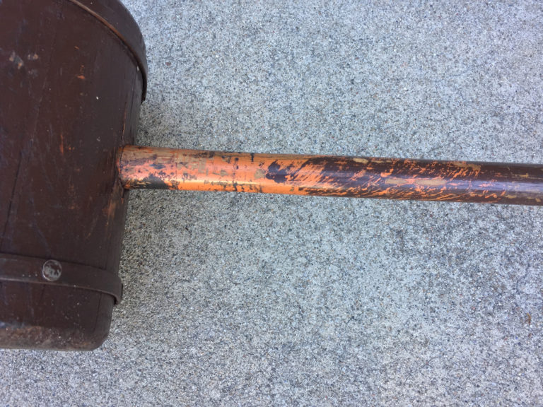 Very Large Antique Wooden Mallet, Circa 1880. - Garden Court Antiques
