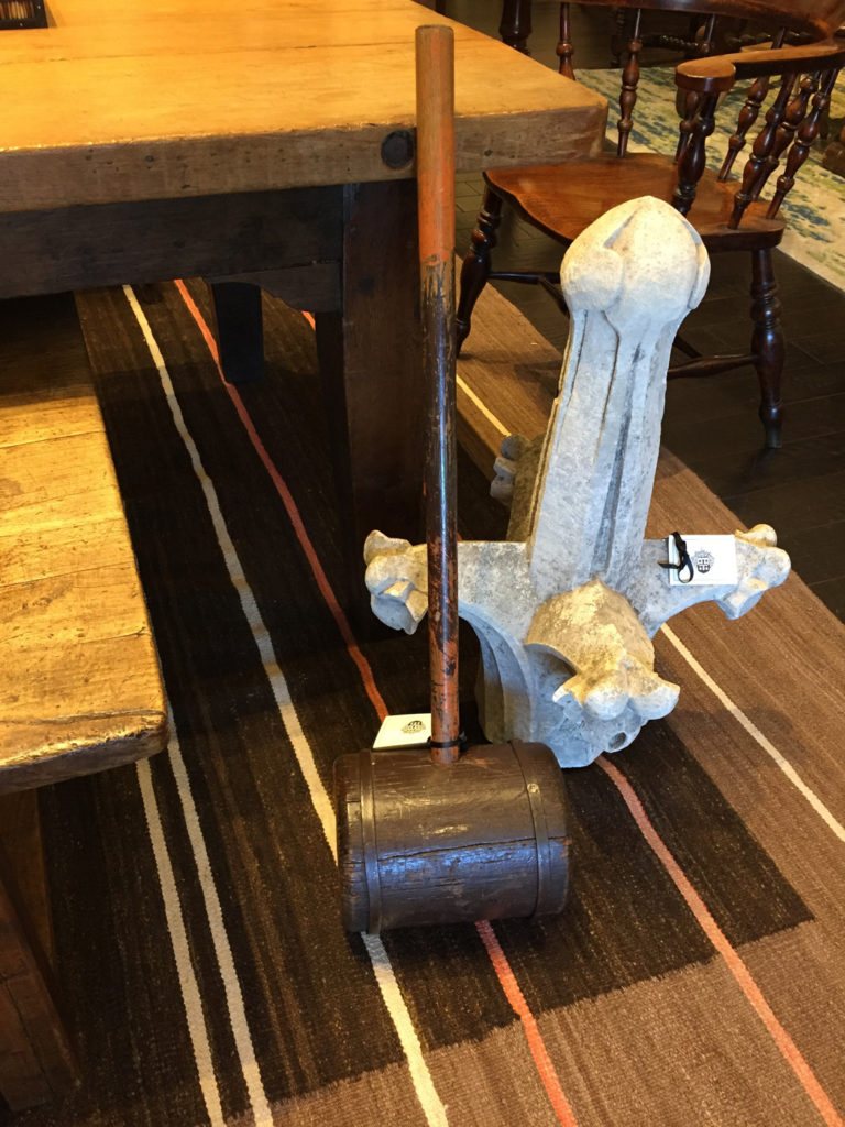 Very Large Antique Wooden Mallet, Circa 1880. - Garden Court Antiques