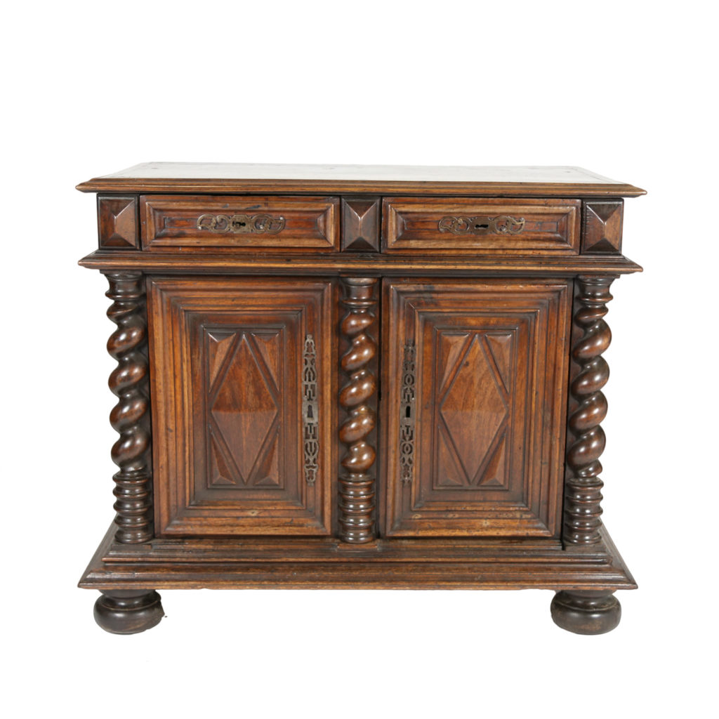 French Baroque Period 2-Door, 2-Drawer Buffet. Phone: (415) 355-1690