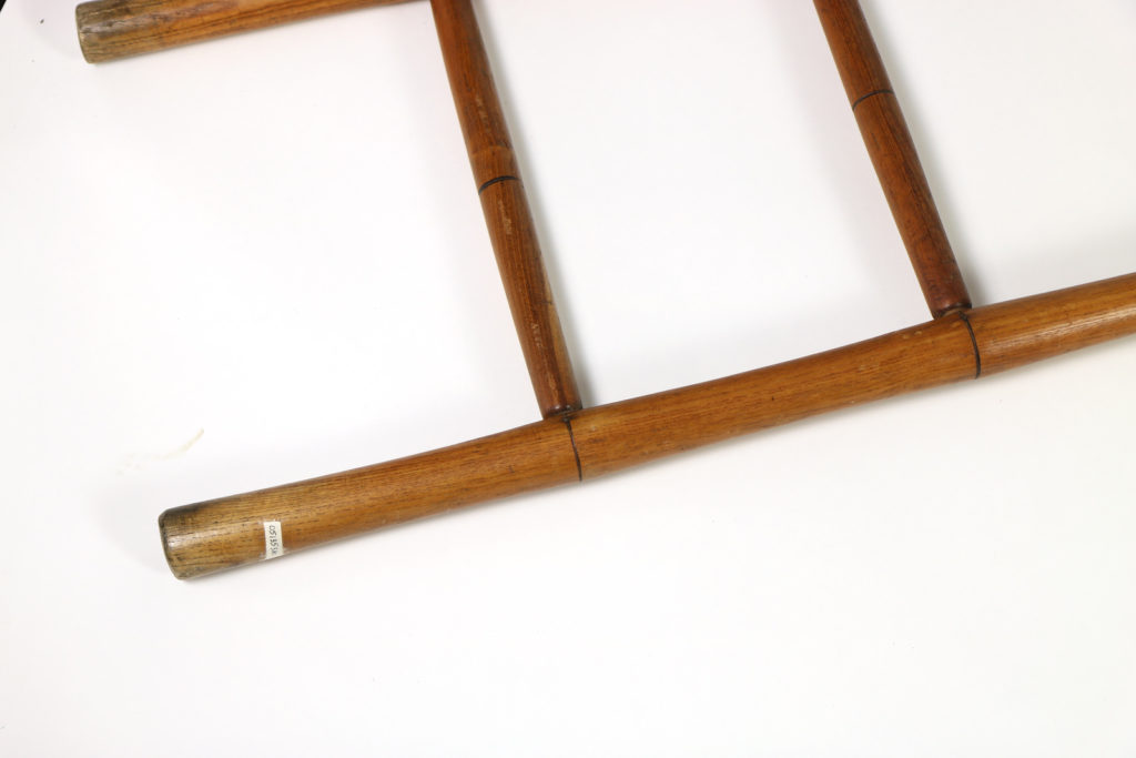 Faux Bamboo Victorian Period Carved Wooden Ladder 415 355-1690