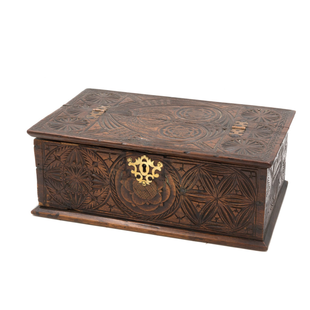 17th Century Intricately Carved Box (415) 355-1690