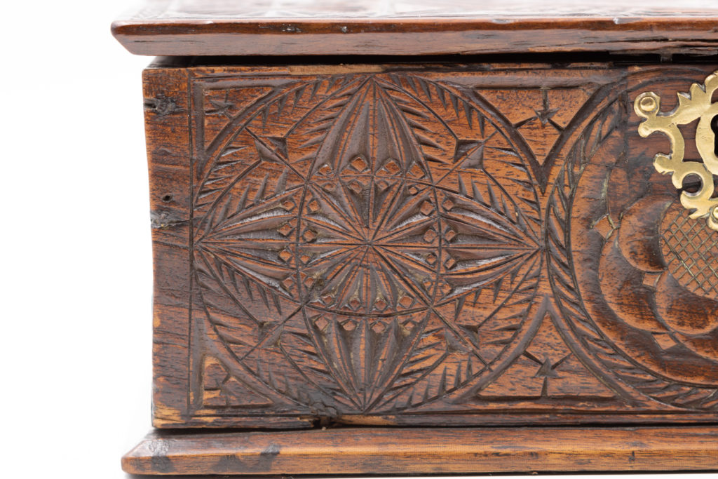 17th Century Intricately Carved Box (415) 355-1690
