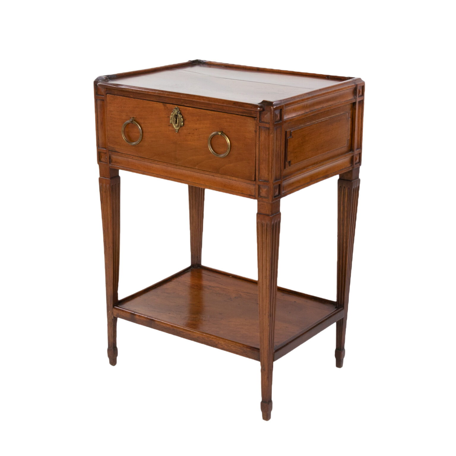 Antique Italian Side Table With A Single Drawer, 18th Century - Garden ...