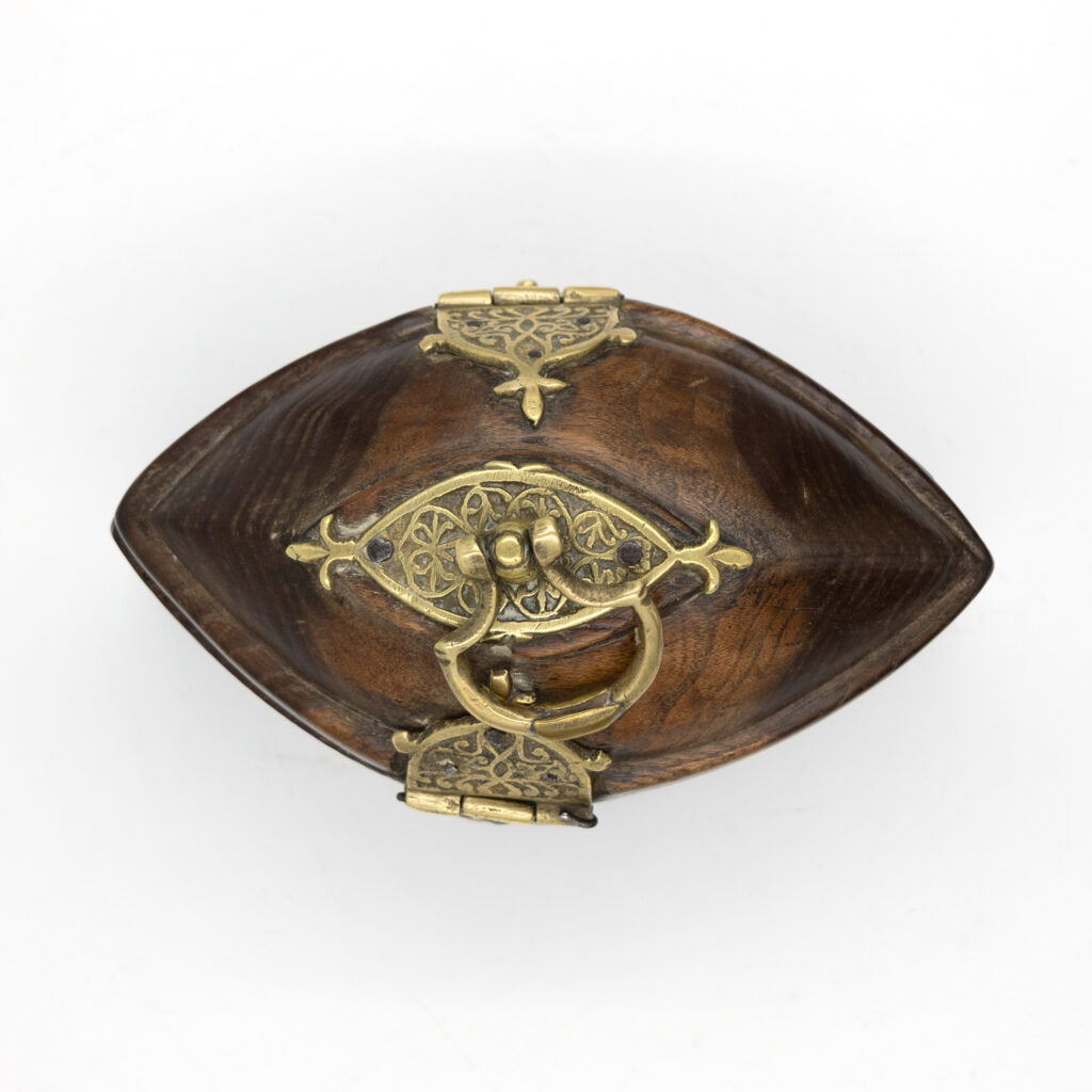 Very Unusual Lozenge Shaped Hardwood Box Possibly Tea Caddy Or Tobacco ...