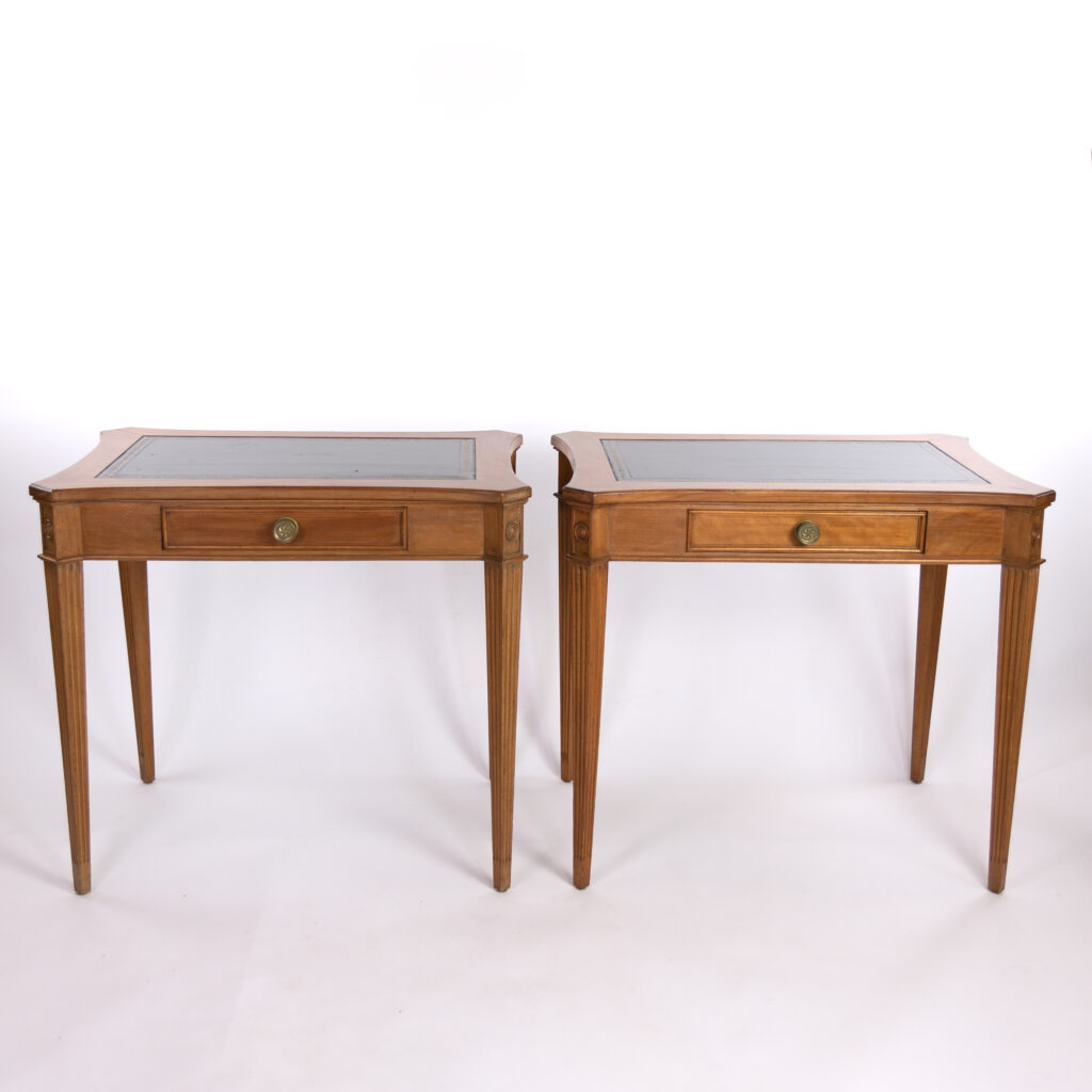 Pair Of Neoclassical Style Side Tables, American 20th Century - Garden ...