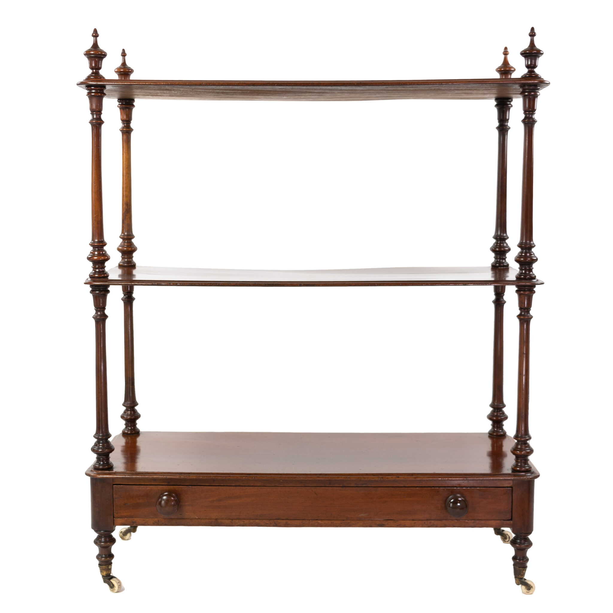 Victorian Mahogany Butler's Trolley Circa 1870. - Garden Court Antiques