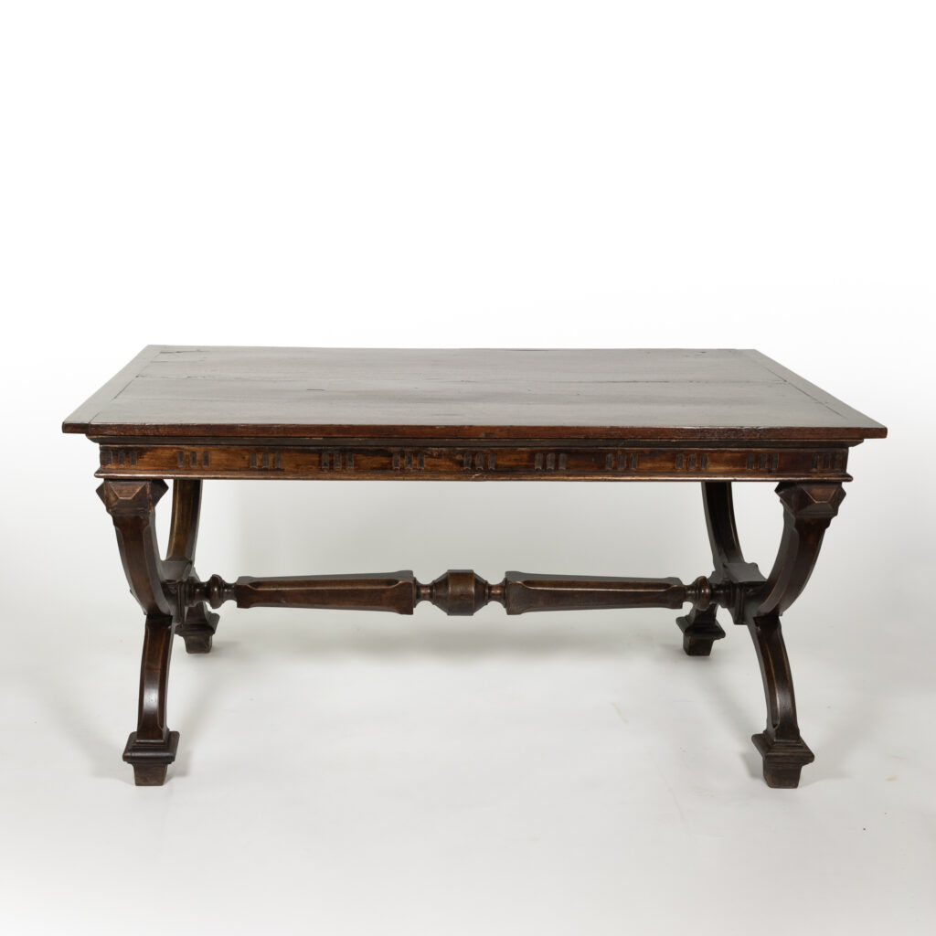Spanish Neoclassical Style Walnut Library Table Circa 1890 - Garden ...